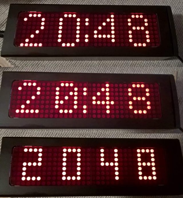 Arduino hodiny s maticovým displejem – mylms